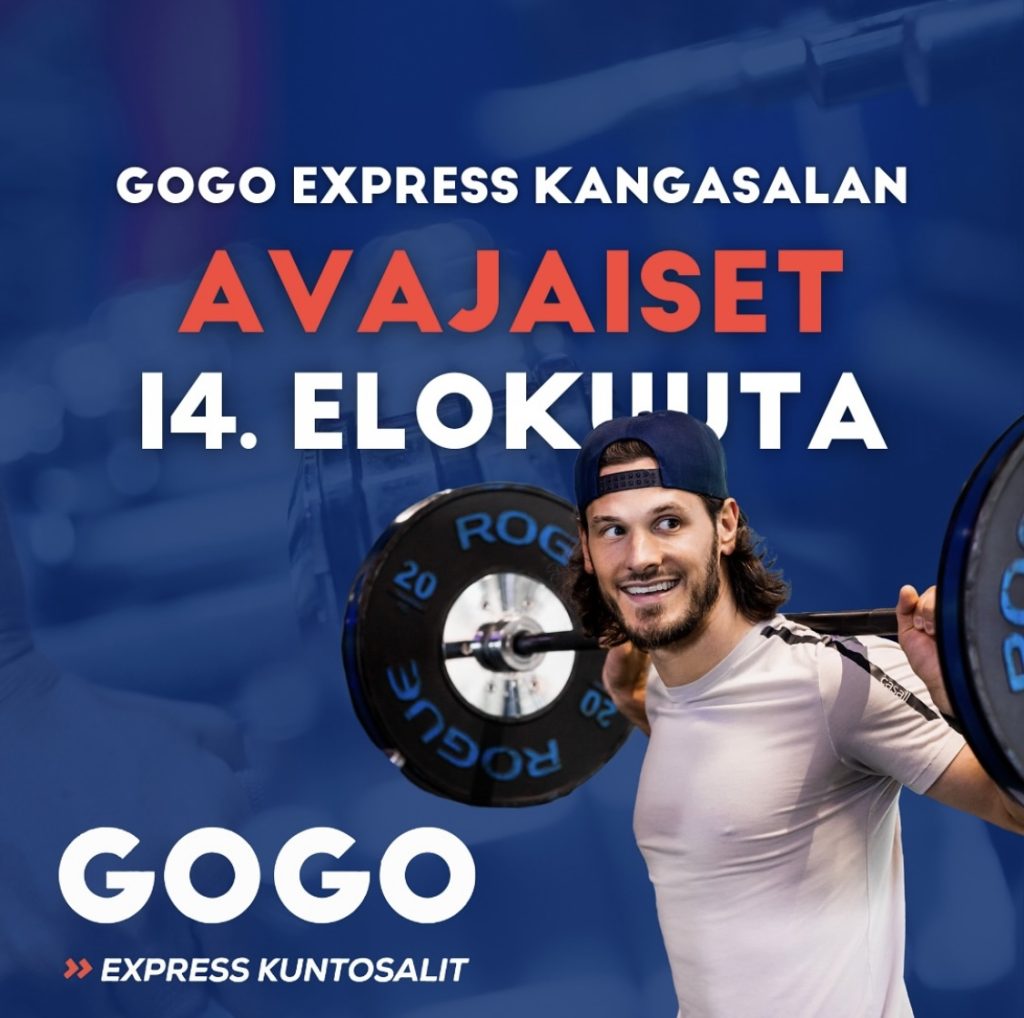 AVAJAISET KE 14.8. KANGASALASSA - GOGO Express -kuntosalit